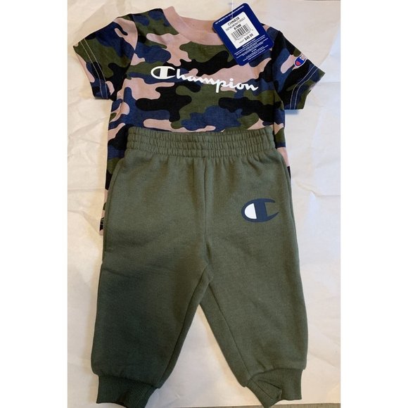 Champion | Matching Sets | Champion Camouflage Set 69 Months 2pc Outfit ...